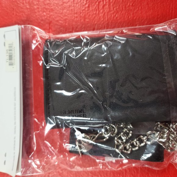 Bags | Usmc Marine Trifold Leather Chain Wallet | Poshmark